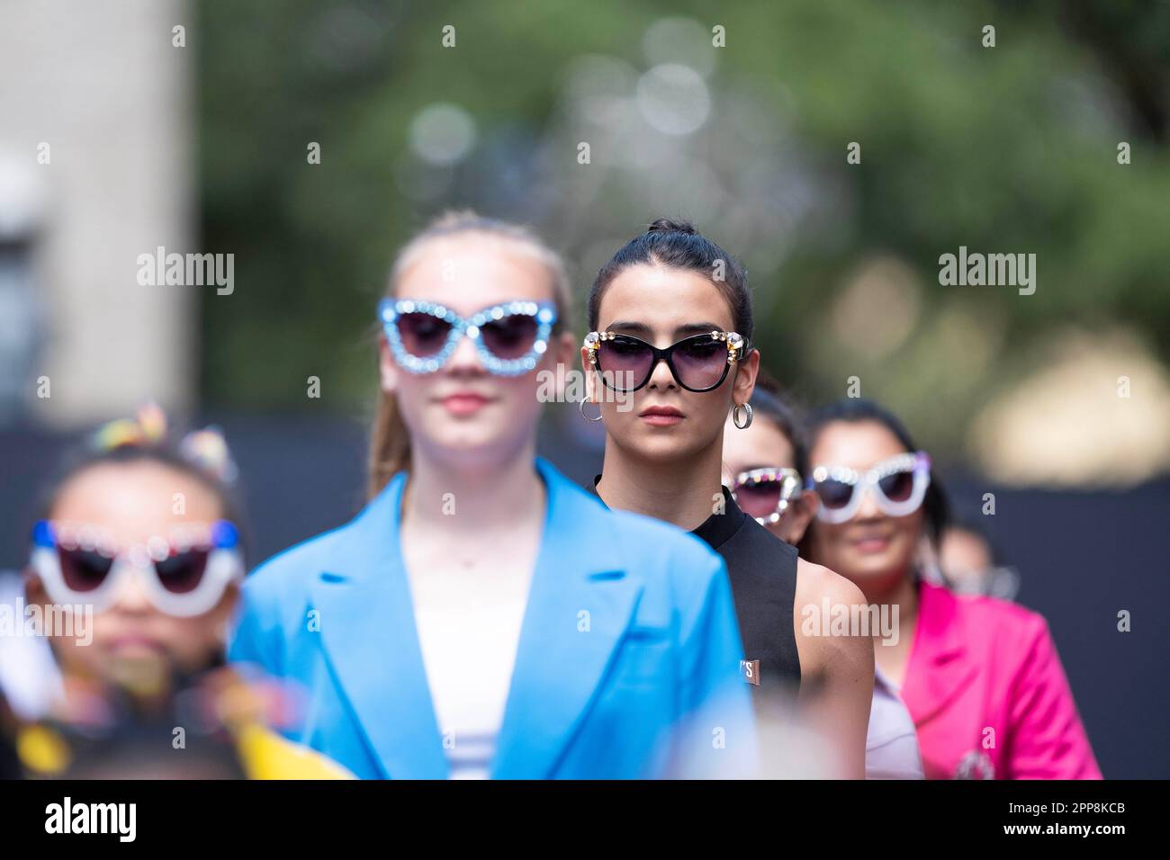Austin Fashion Week, The Domain. 22nd Apr, 2023. Female models posing ...