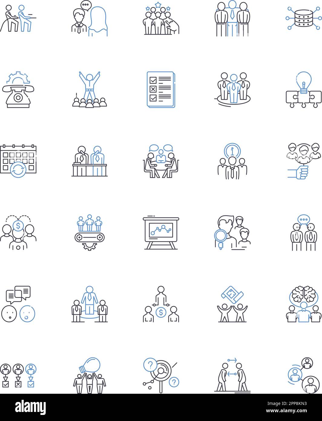 Band members line icons collection. Musicians, Guitarists, Drummers ...