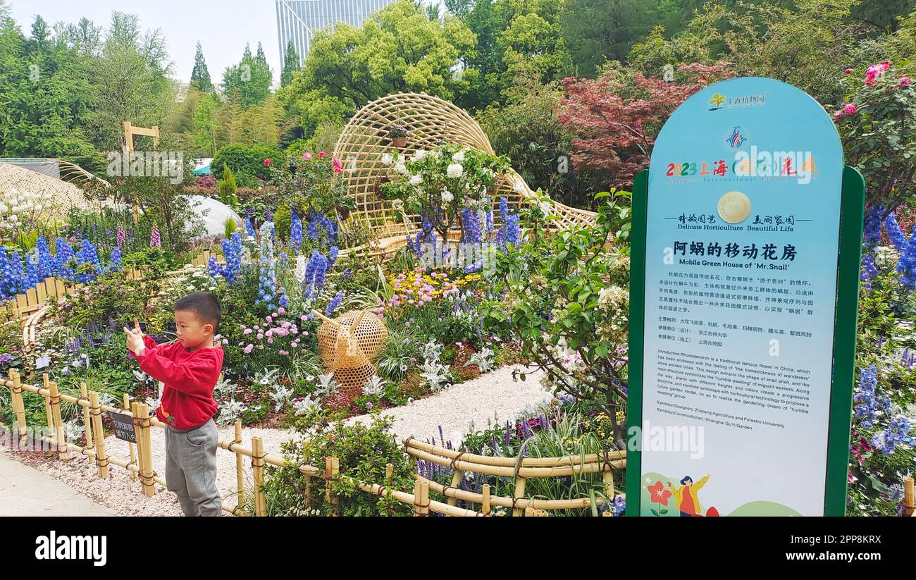 SHANGHAI, CHINA - APRIL 22, 2023 - Visitors visit the 2023 Shanghai ...