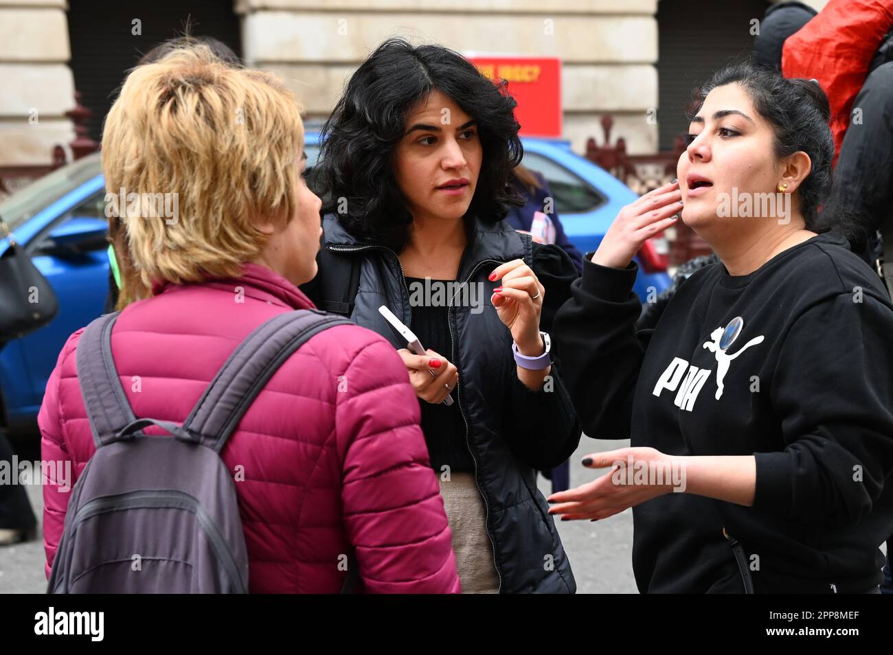 Westminster, London, UK. 22nd Apr, 2023. 59th days a British-Iranian ...