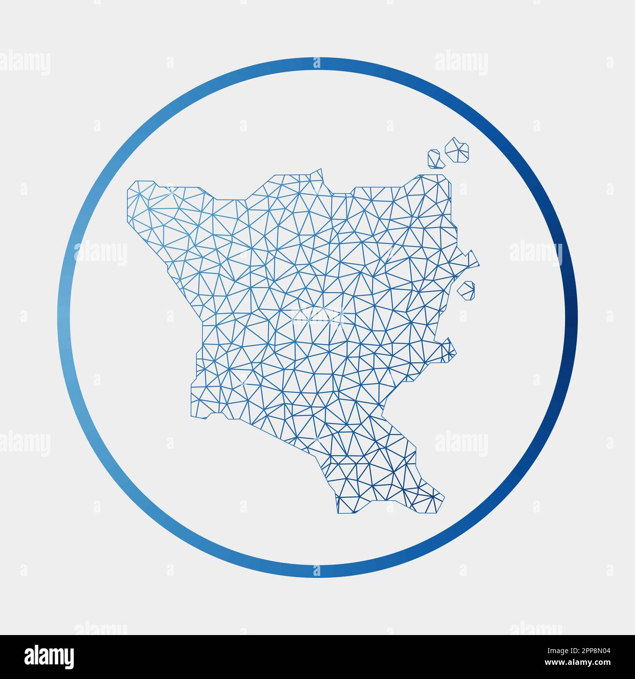 Green Island, Taiwan icon. Network map. Round Green Island, Taiwan sign ...
