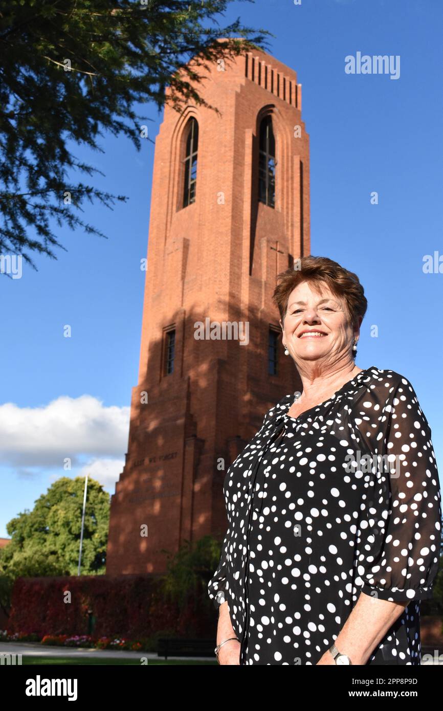 Carillon player Denise Garland in Bathurst, NSW, Thursday, April 20 ...
