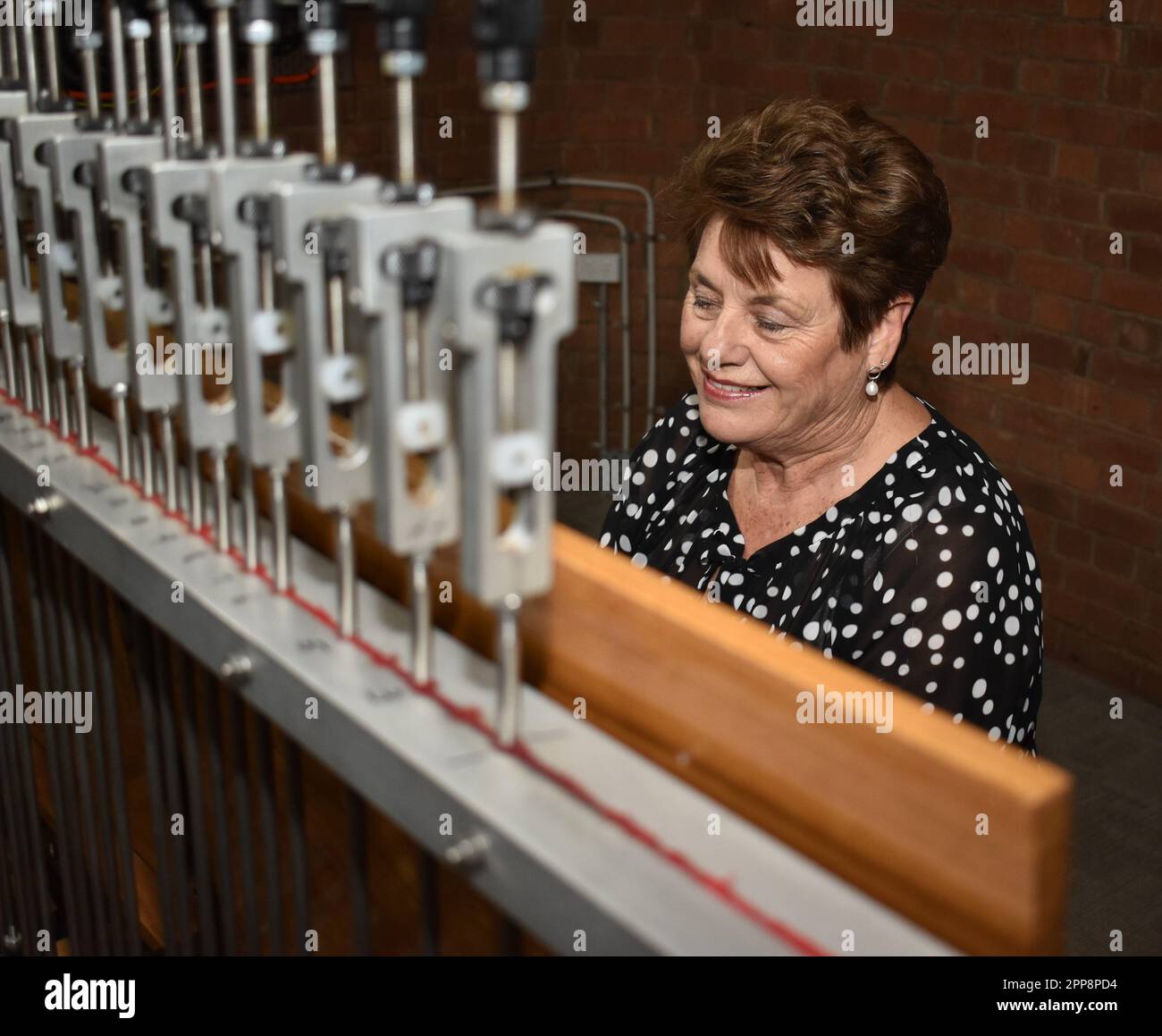 Carillon player Denise Garland in Bathurst, NSW, Thursday, April 20 ...