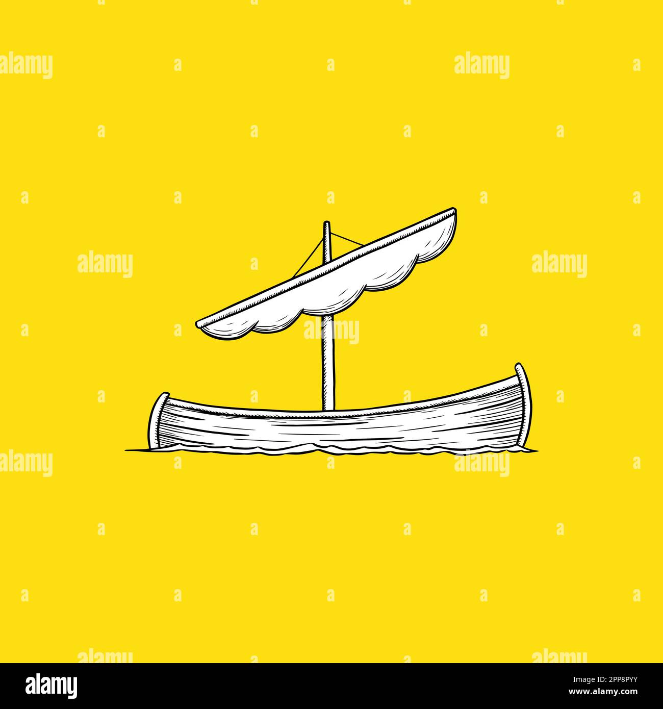 Sailboat drawing hi-res stock photography and images - Alamy