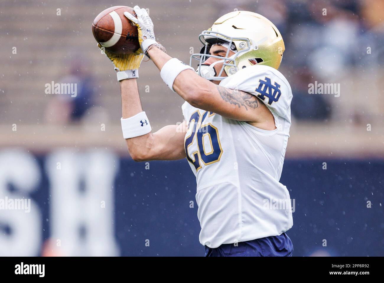 USA. 22nd Apr, 2023. April 22, 2023: Notre Dame defensive back Chase ...