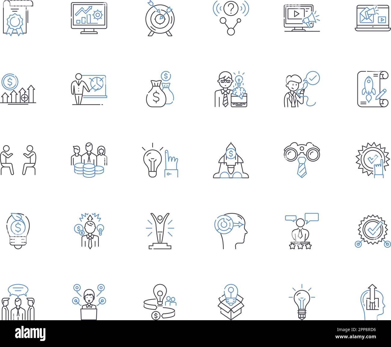 Creative Concept Line Icons Collection Imagination Innovation Ingenuity Ideation