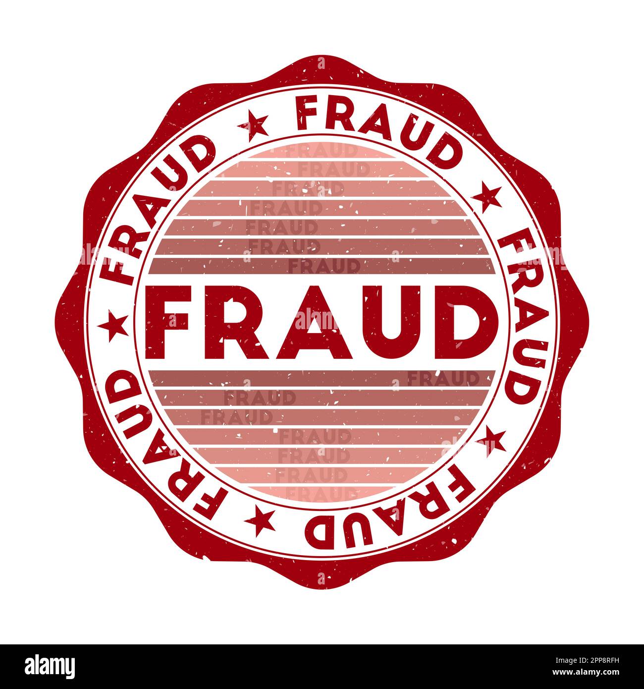 Fraud alert red grunge Stock Vector Images - Alamy