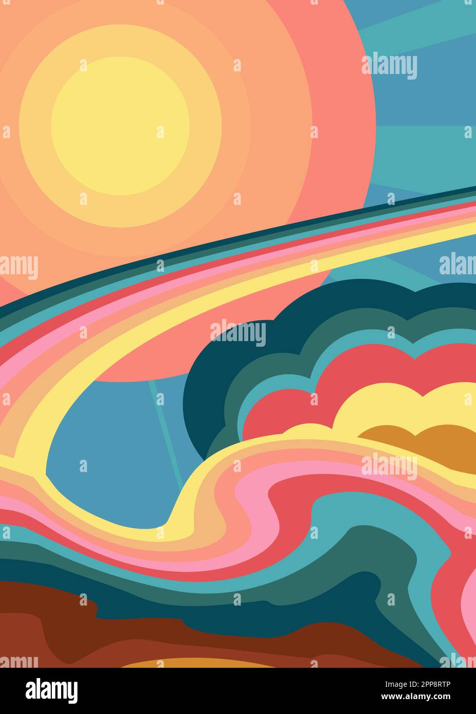 1960s 1970s graphic design Stock Vector Images - Alamy