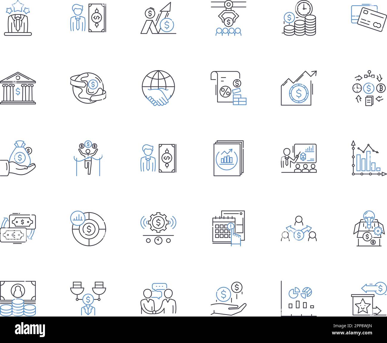 Mtary Guidance Line Icons Collection Direction Mentorship Coaching Navigation Insight