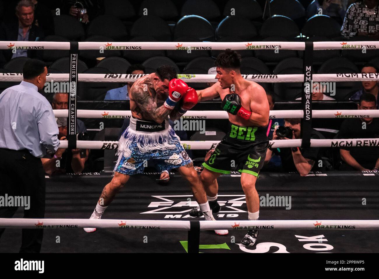 Las Vegas, Nevada, USA. 22nd Apr, 2023. Action between Gabriel Rosado ...