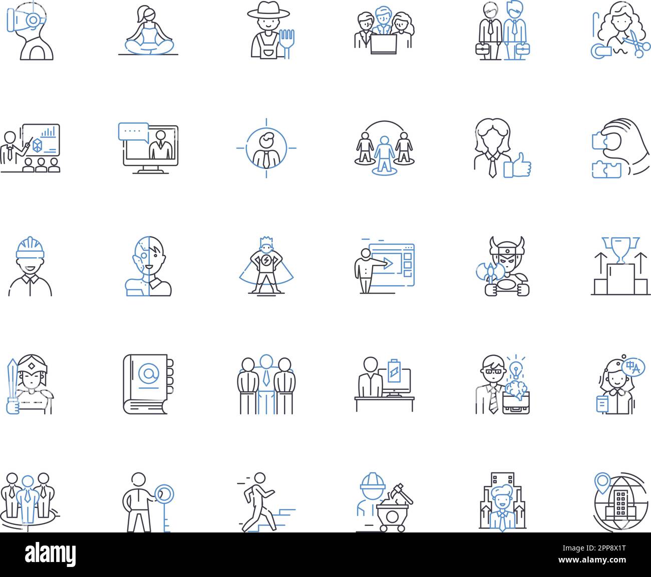 Shopper cheer line icons collection. Excitement, Joyfulness, Delight ...