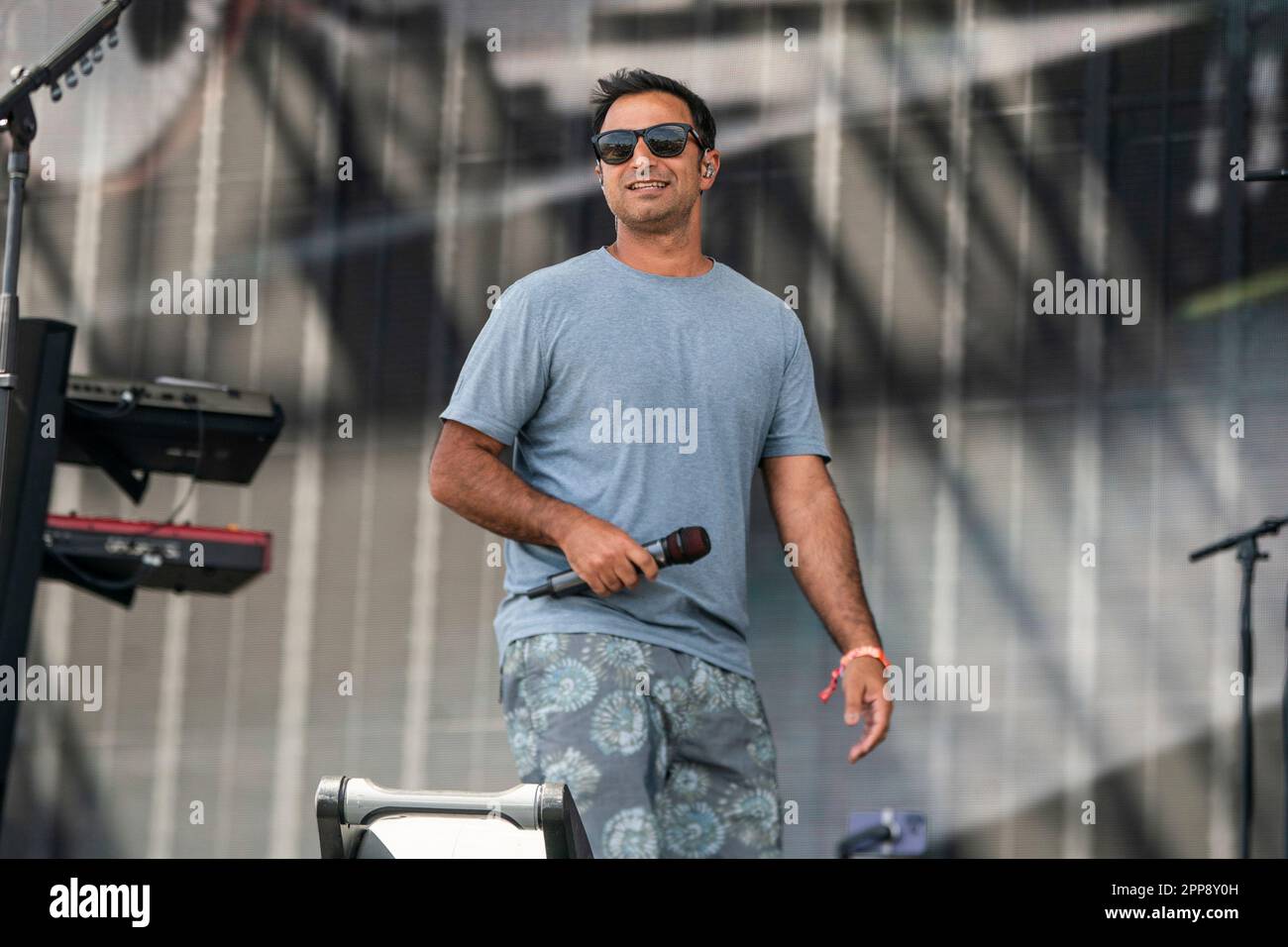 Eric Rachmany of Rebelution performs at the Coachella Music and Arts ...