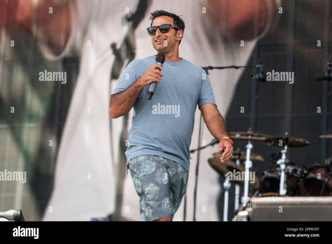 Eric Rachmany of Rebelution performs at the Coachella Music and Arts ...