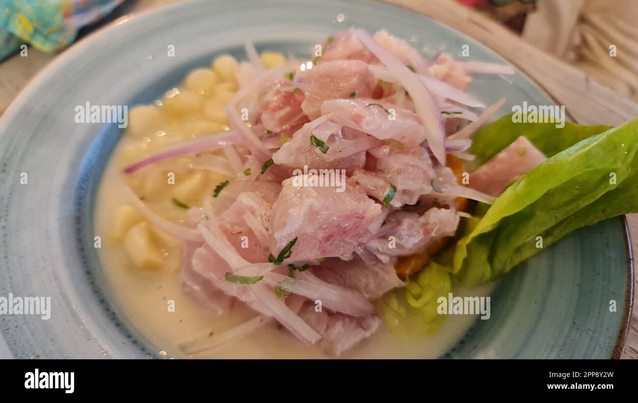 Ceviche is a popular Latin American dish made with raw seafood that is ...