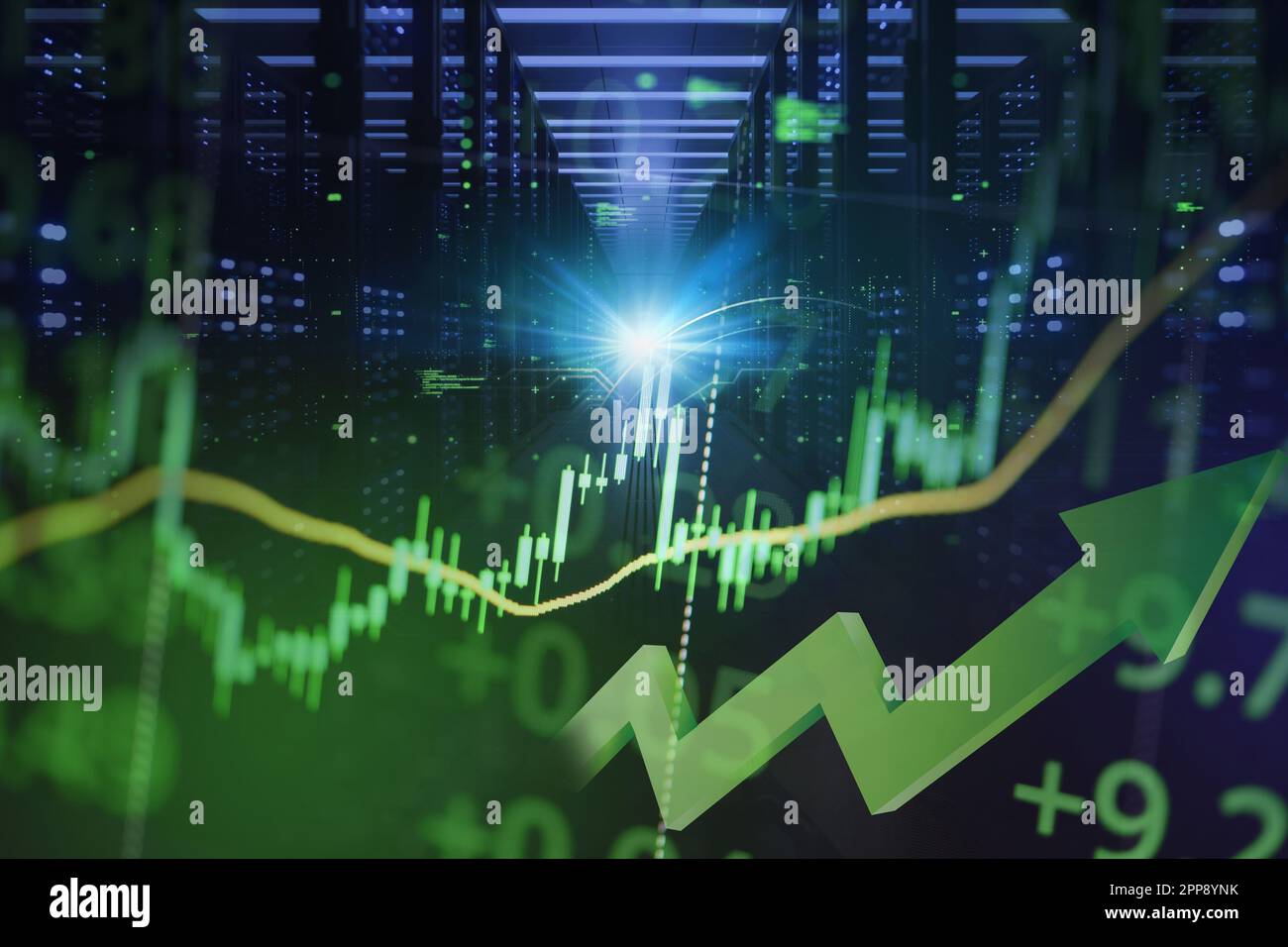 Stock market graph trading analysis investment financial, stock exchange financial forex graph ...