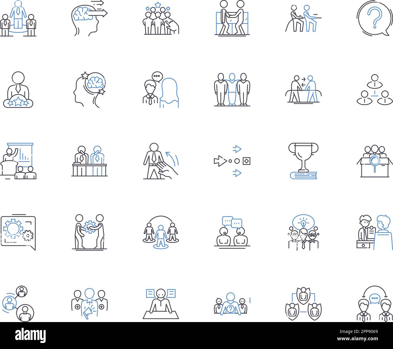 Acknowledgement line icons collection. Gratitude, Recognition ...