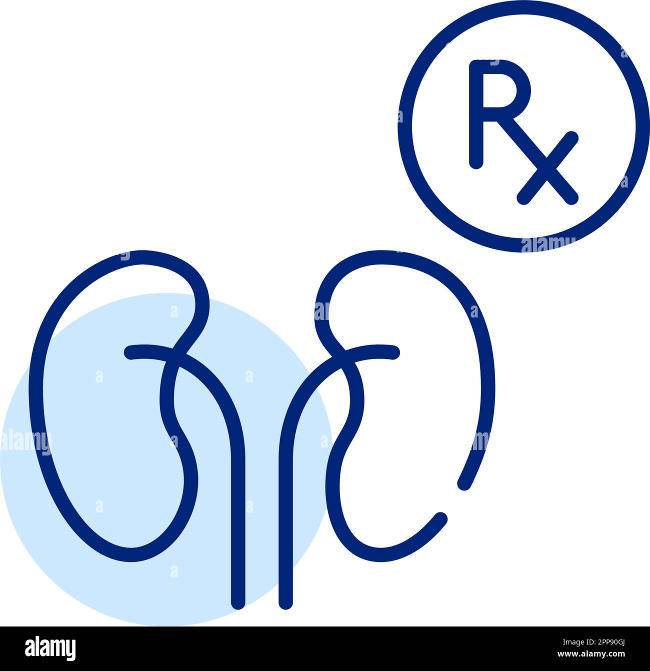 Kidneys medical treatment. Prescription drug. Healthcare, disease ...