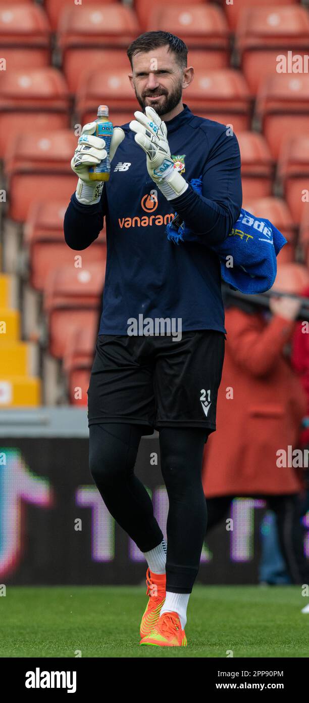 Wrexham, Wrexham County Borough, Wales. 22nd April 2023. Wrexham ...