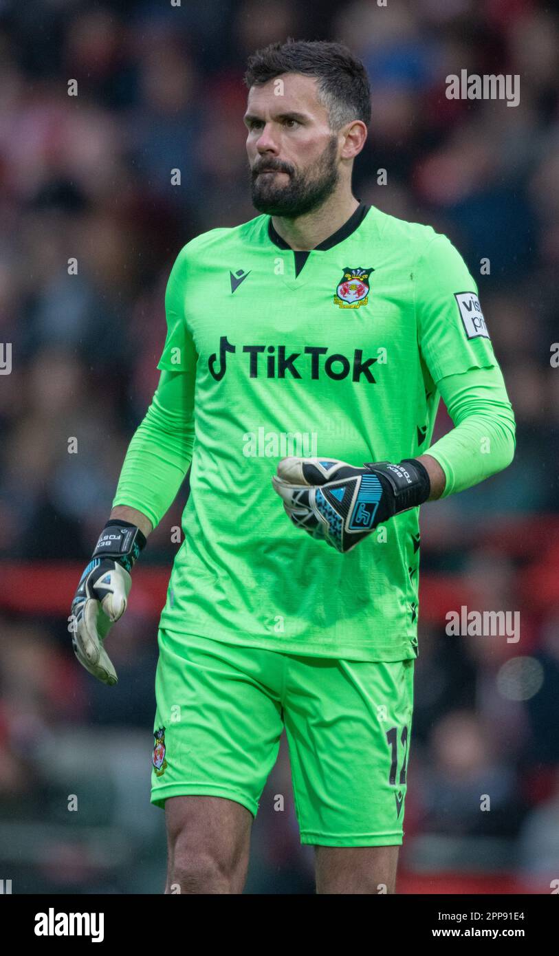 Wrexham, Wrexham County Borough, Wales. 22nd April 2023. Wrexham ...