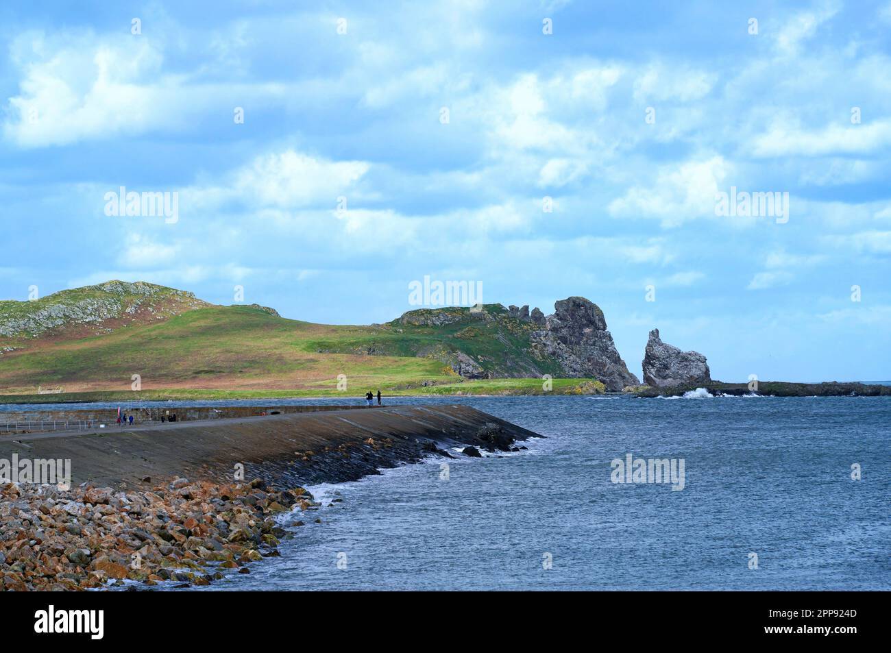 The Island known as Ireland's Eye, seen from Howth Stock Photo - Alamy