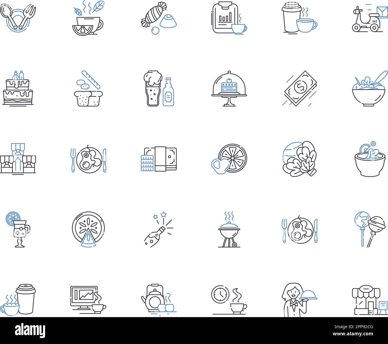 Art Community Line Icons Collection Inspiration Creativity