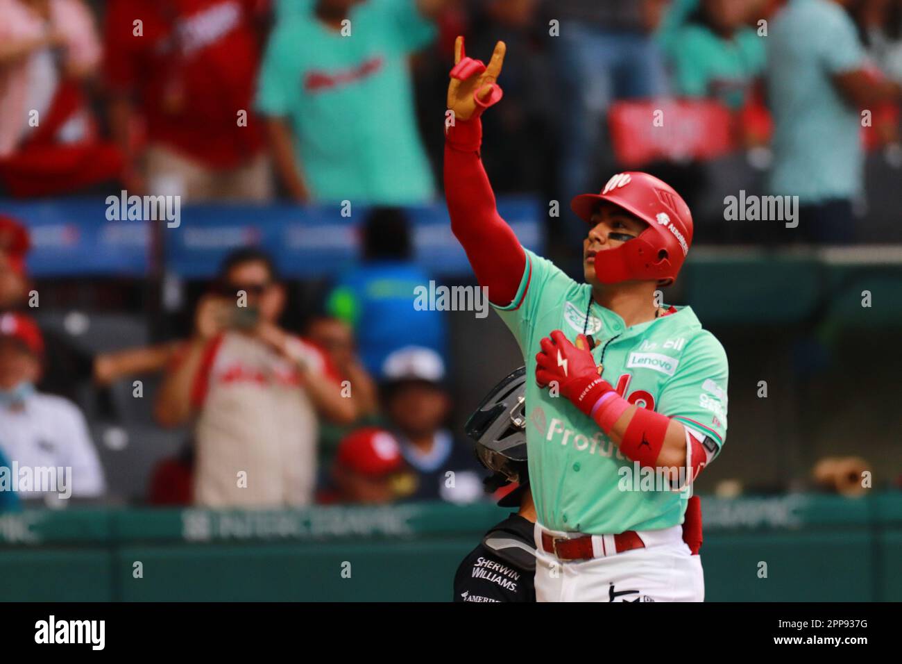 April 22, 2023 Mexico City, Mexico:Moisés Gutiérrez #61 of the Red ...