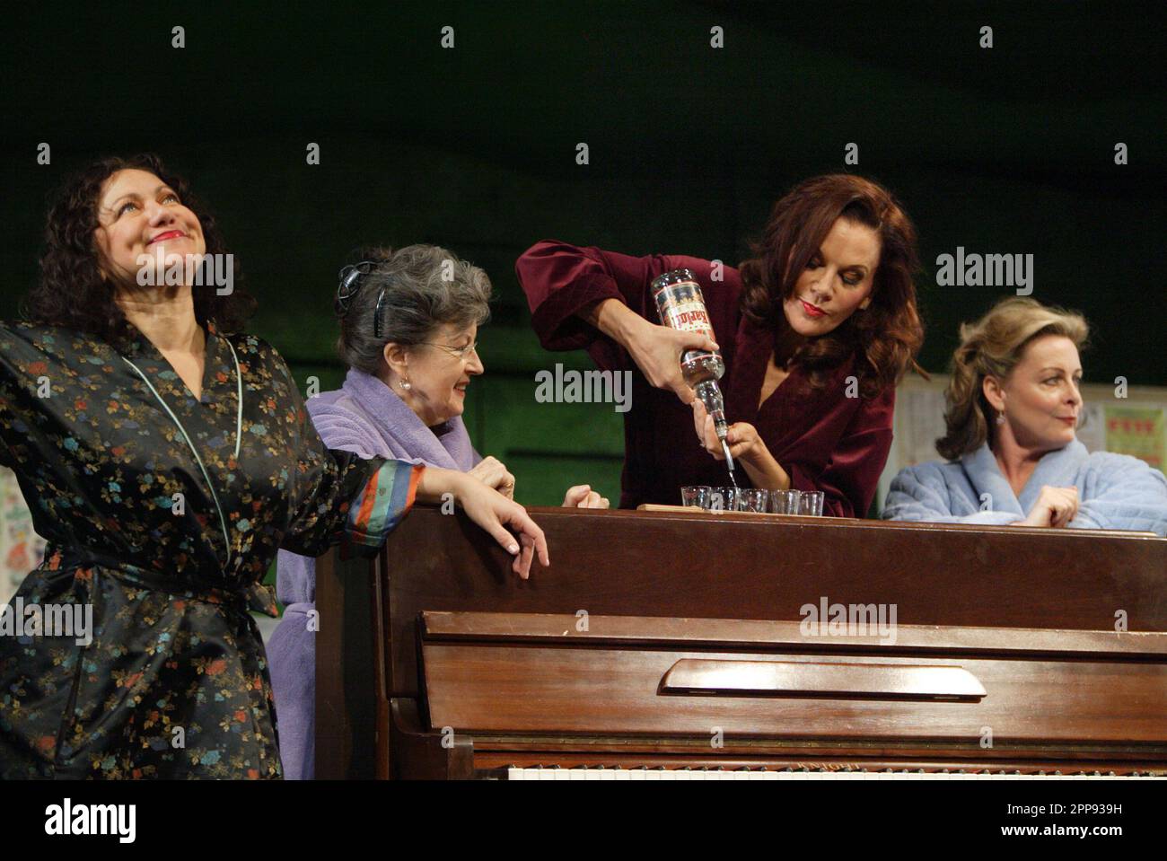 Cast the photo call held before the opening night of 'Calendar Girls ...
