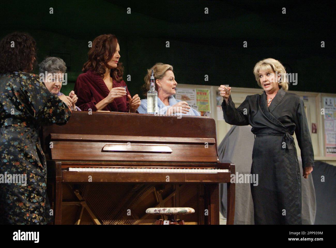 Cast the photo call held before the opening night of 'Calendar Girls ...