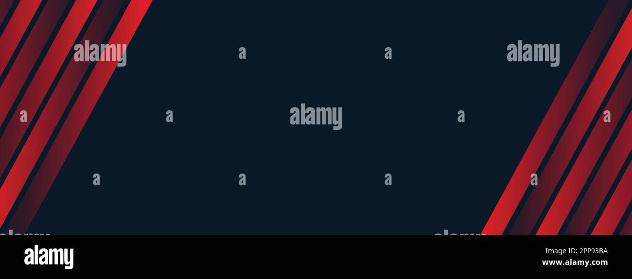 Abstract Banner Background, Red & Black Color, Cover Design free vector ...