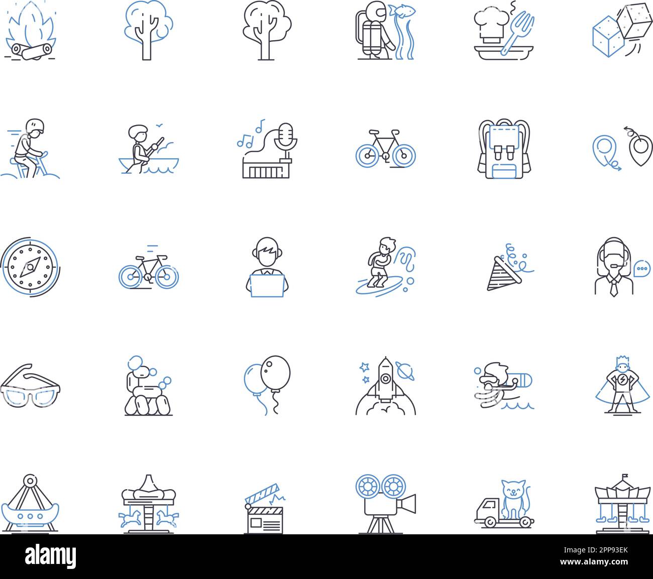 Luxury retreat line icons collection. opulence, tranquility, indulgence ...