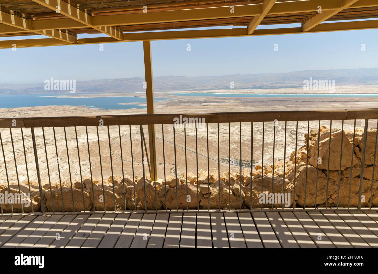 Masada ruins in southern Judean Desert in Israel Stock Photo - Alamy