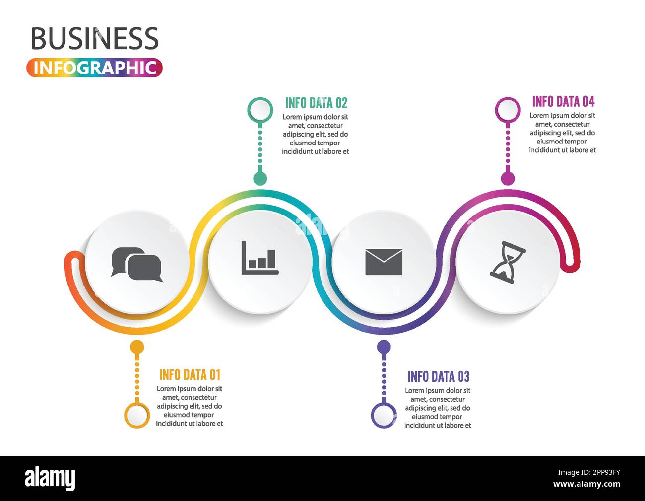 Infographic design vector and marketing icons can be used for workflow ...
