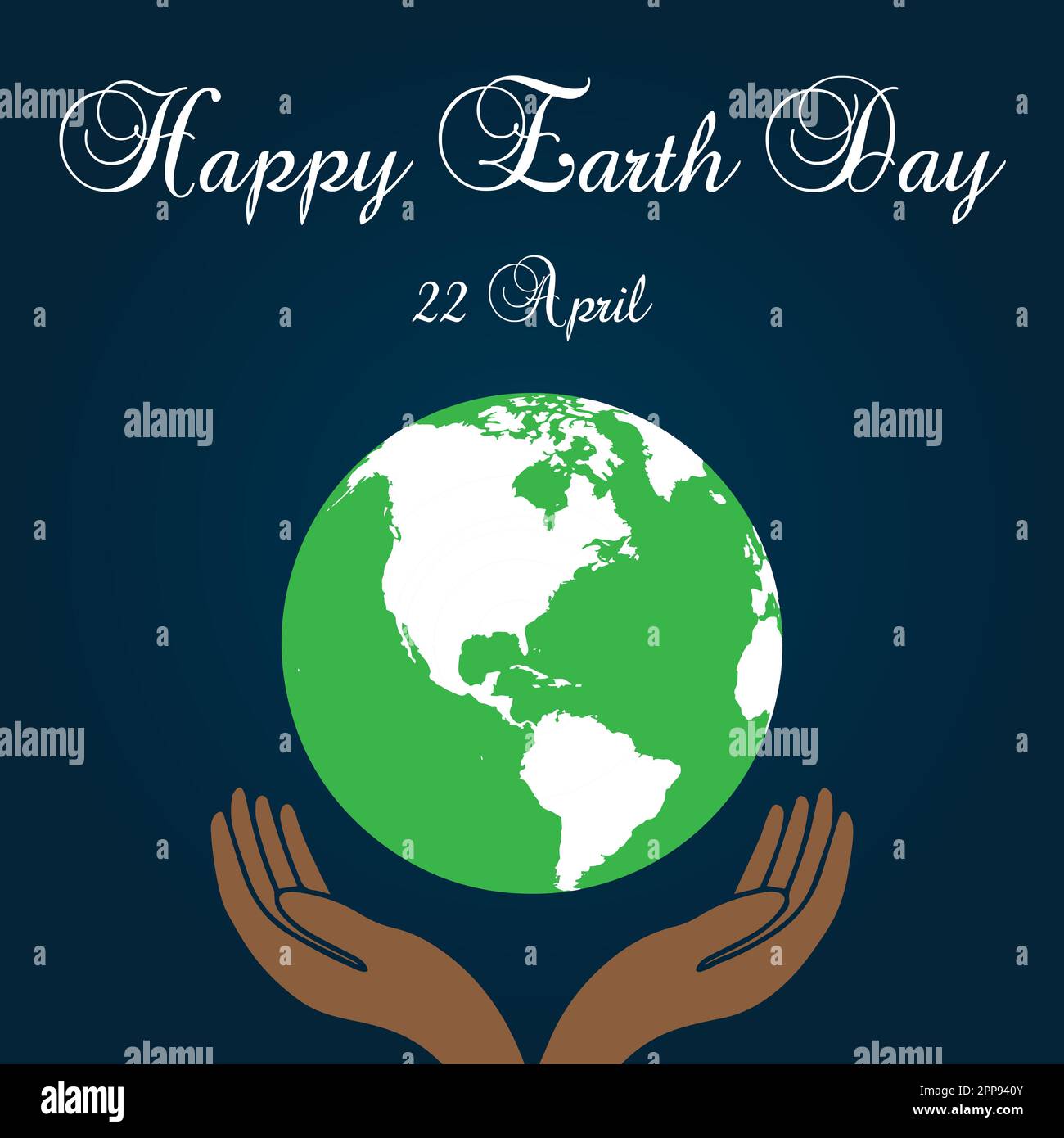 Happy earth day hand hi-res stock photography and images - Alamy