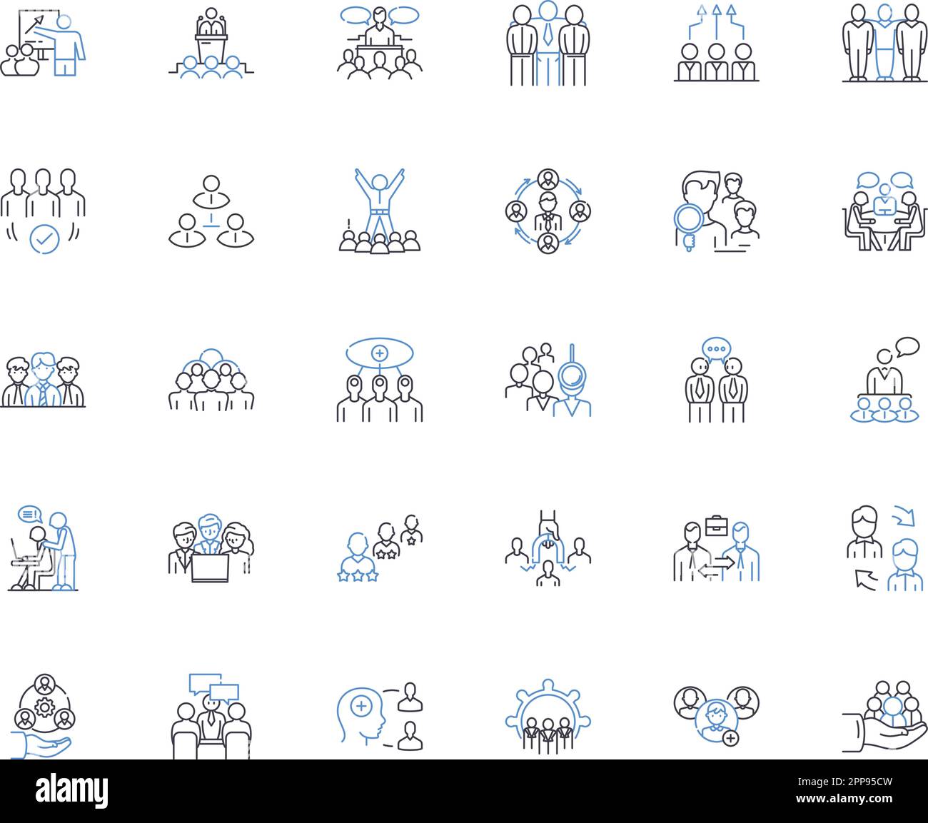 Assembly congregation line icons collection. Worship, Fellowship ...