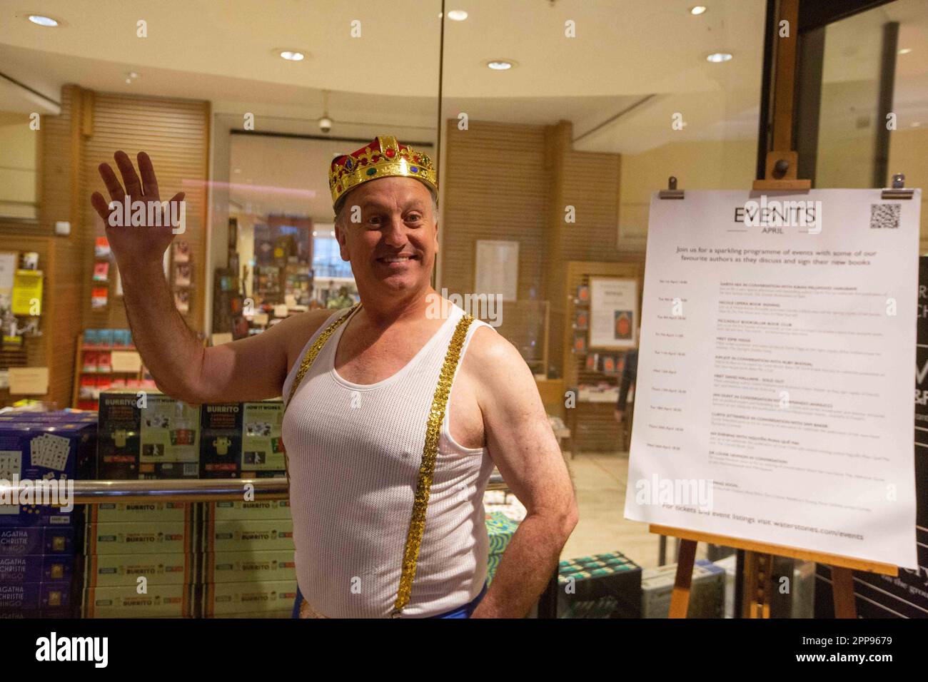 London, England, UK. 21st Apr, 2023. Waterstones Piccadilly Circus ...