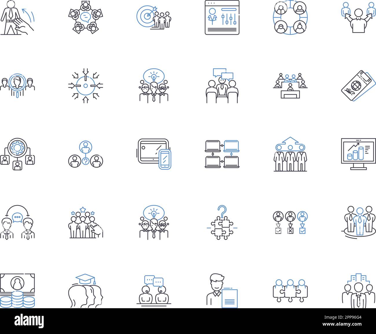 Brainstorming And Ideation Line Icons Collection Creativity
