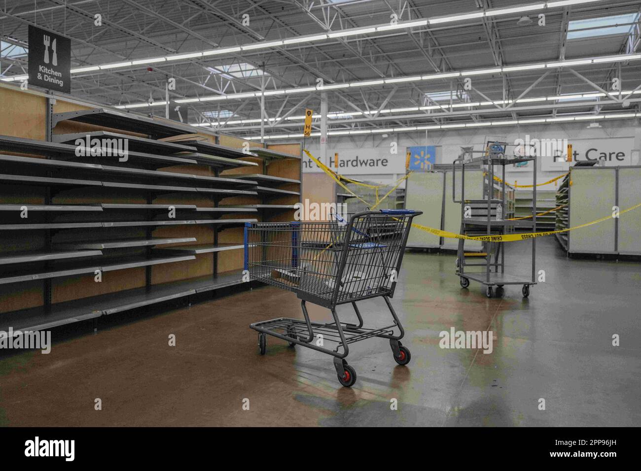Everett, Washington, USA. 19th Apr, 2023. The photo shows an empty ...