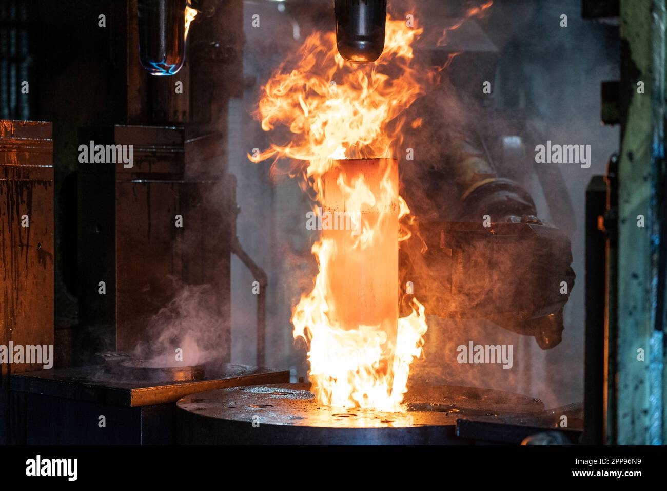 A 155 mm M795 artillery projectiles is manufactured at the Scranton ...