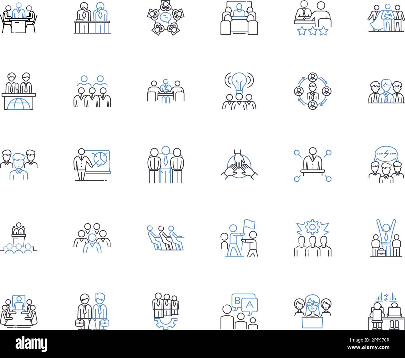 Assembly line icons collection. Machine, Fabrication, Parts ...