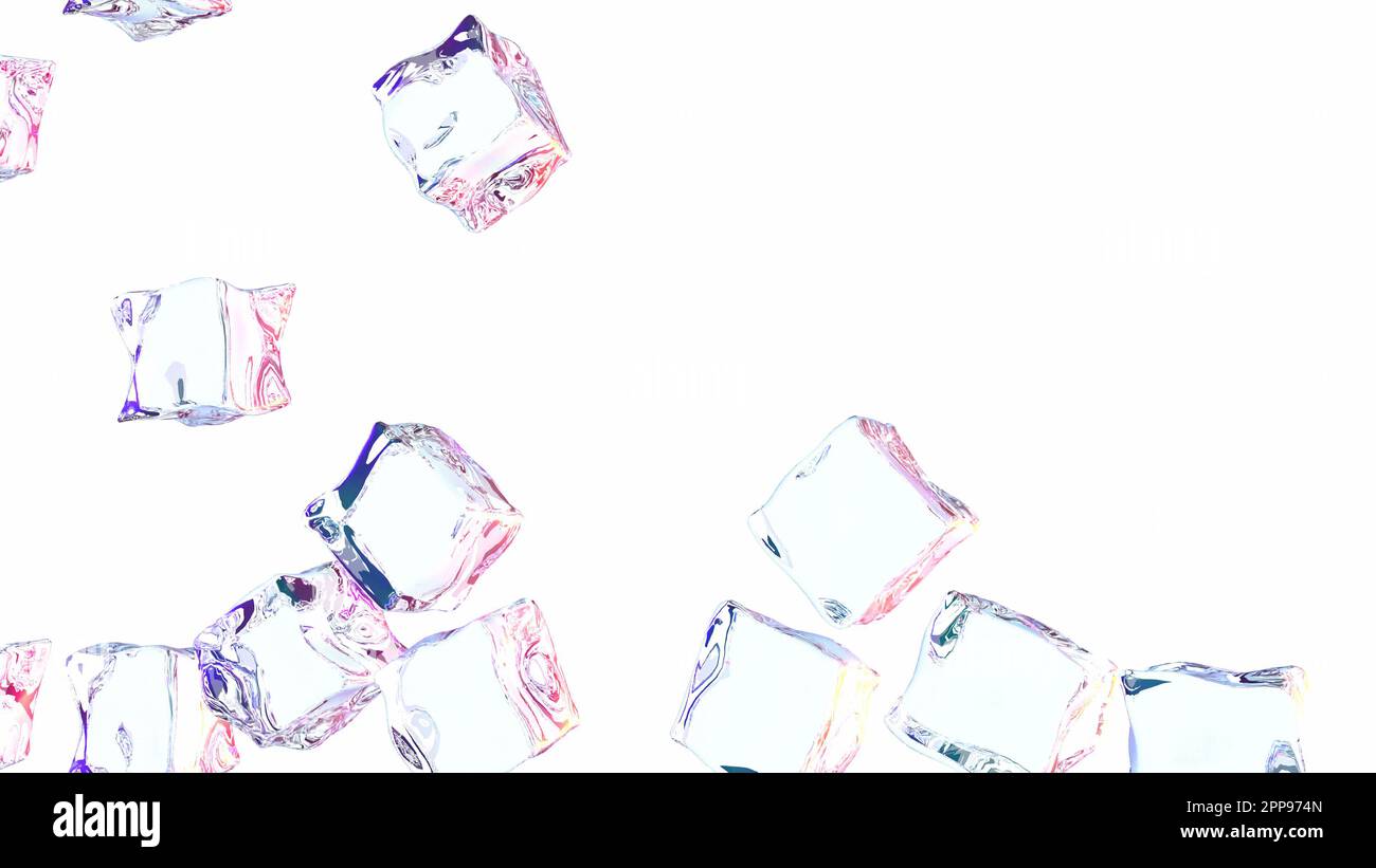 Falling ice cube breaking glass hi-res stock photography and images - Alamy