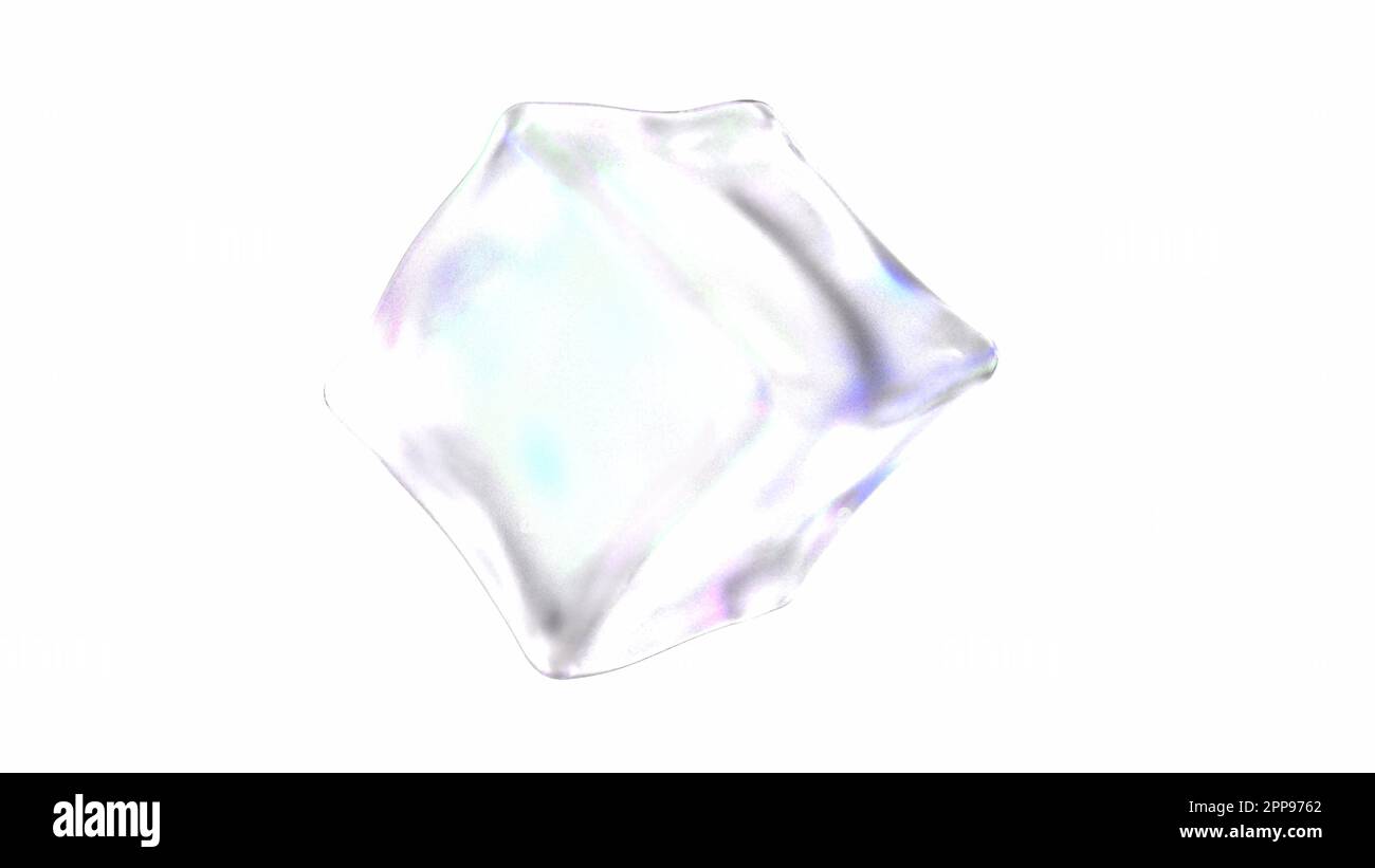 Transparent ice cube rotate 3d render Stock Photo - Alamy Transparent ice cube rotate 3d render Stock Photo - Alamy