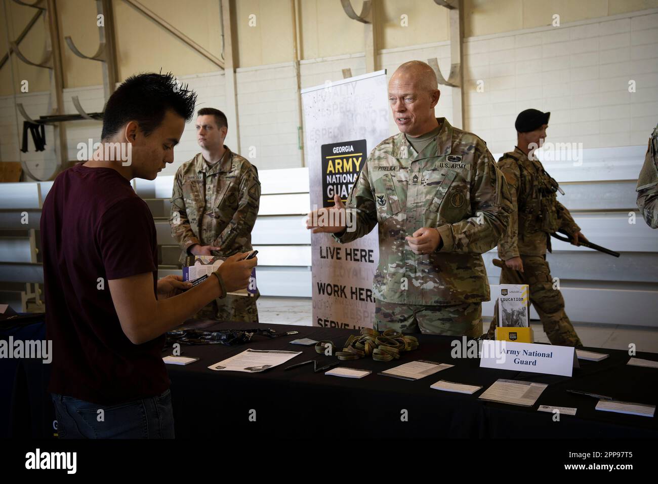 April 22, 2023, Marietta, Georgia, USA: Sgt. 1st Class Frank Pitelka, a ...