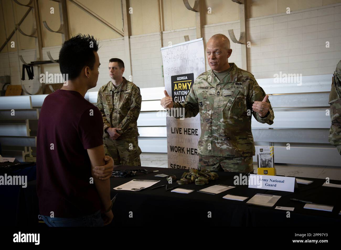 April 22, 2023, Marietta, Georgia, USA: Sgt. 1st Class Frank Pitelka, a ...