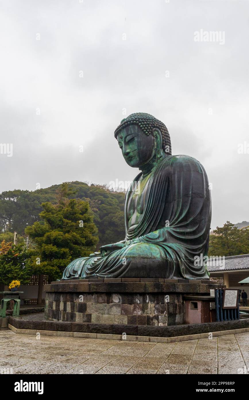 Kamakura, Japan - March 23, 2023: Kotoku-in temple, Great Buddha of ...