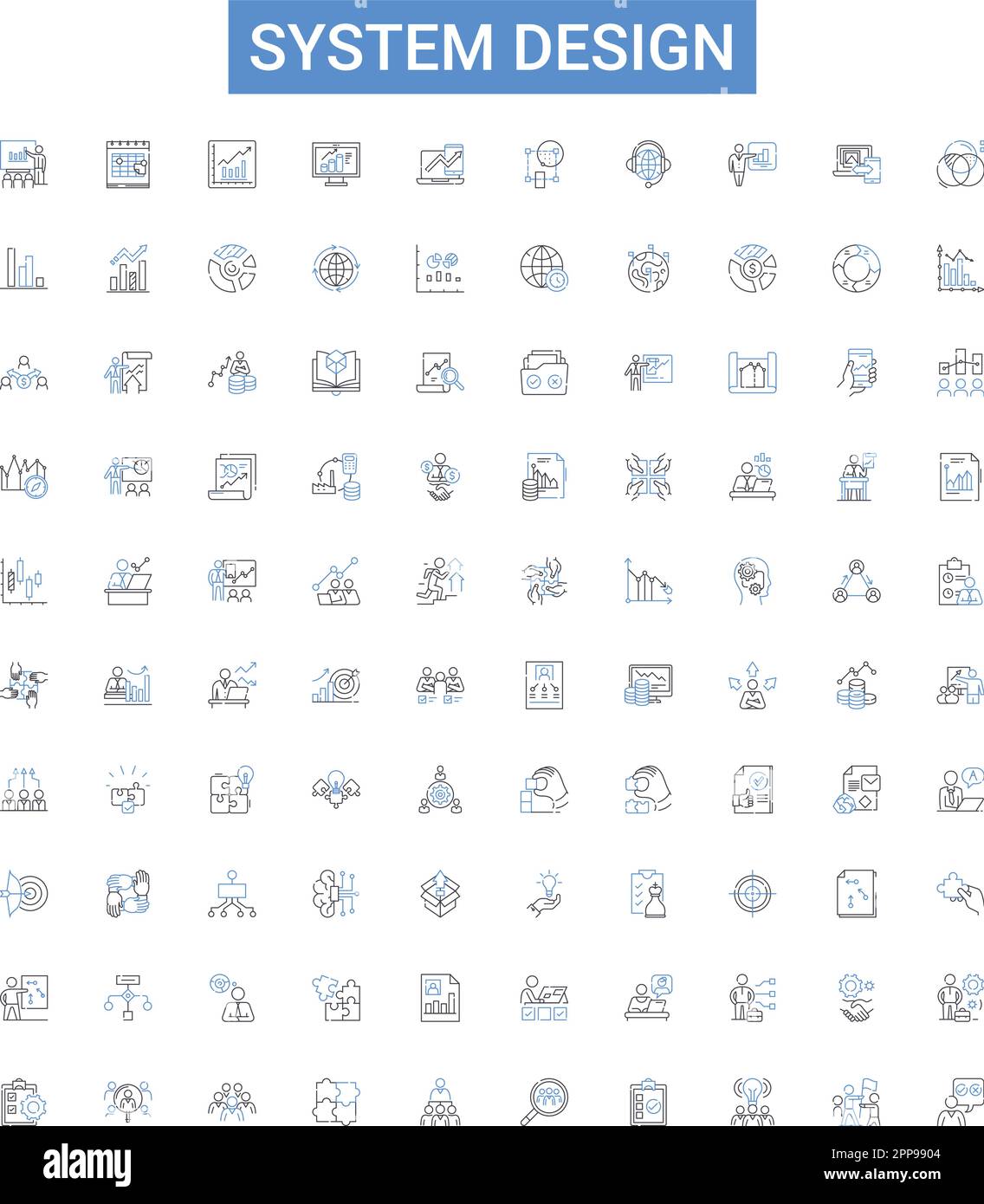 System Design Outline Icons Collection System Design Architecture Modeling Algorithm