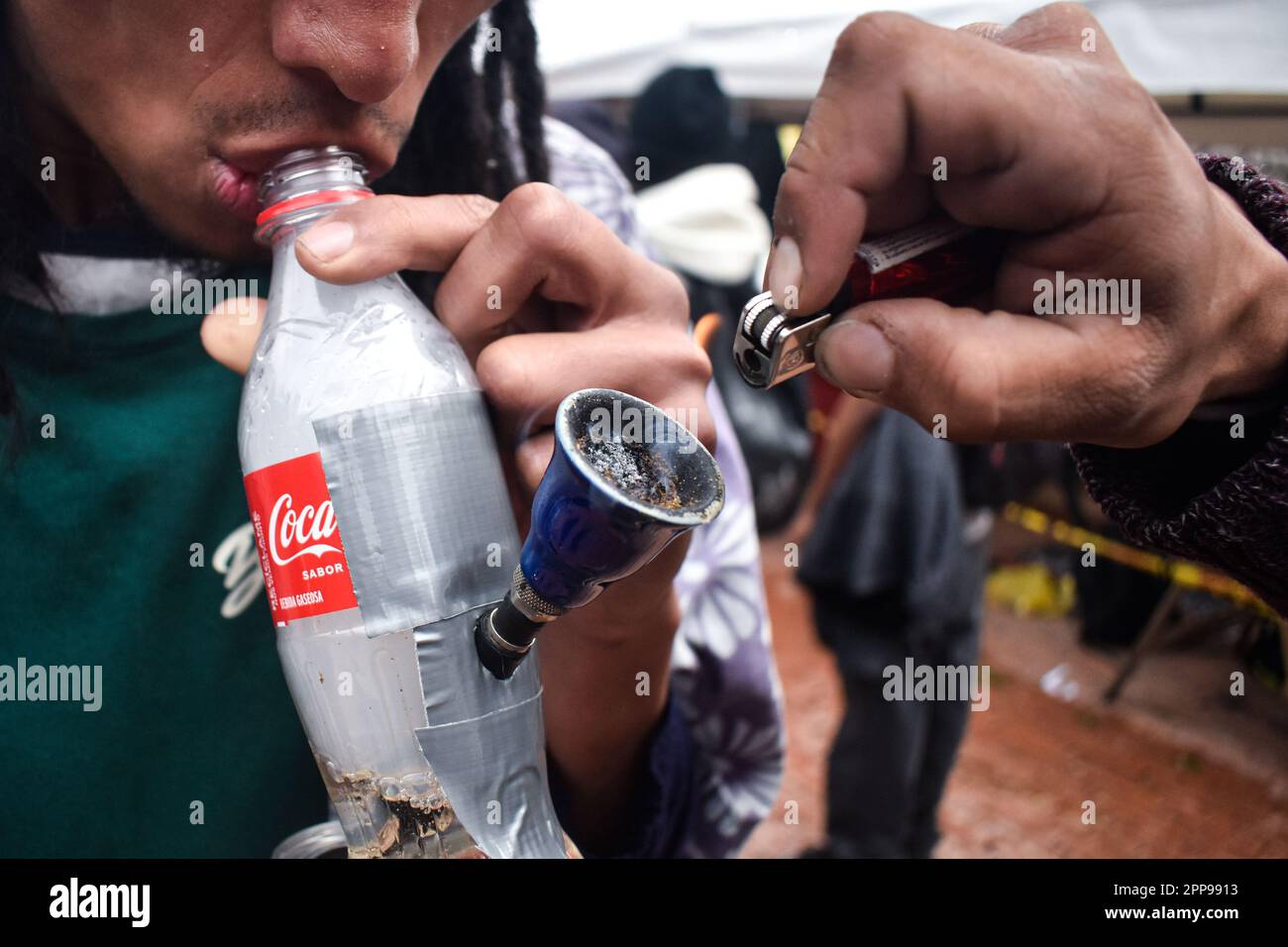 People hold cannabis for building cigarettes during the 420 Cannabis ...