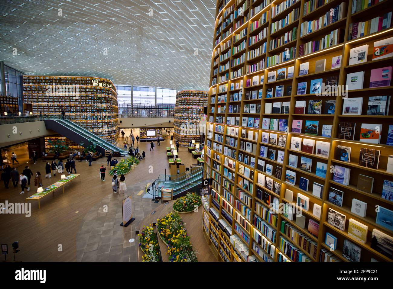 The most amazing Library, Coex Mall, South Korea Stock Photo - Alamy