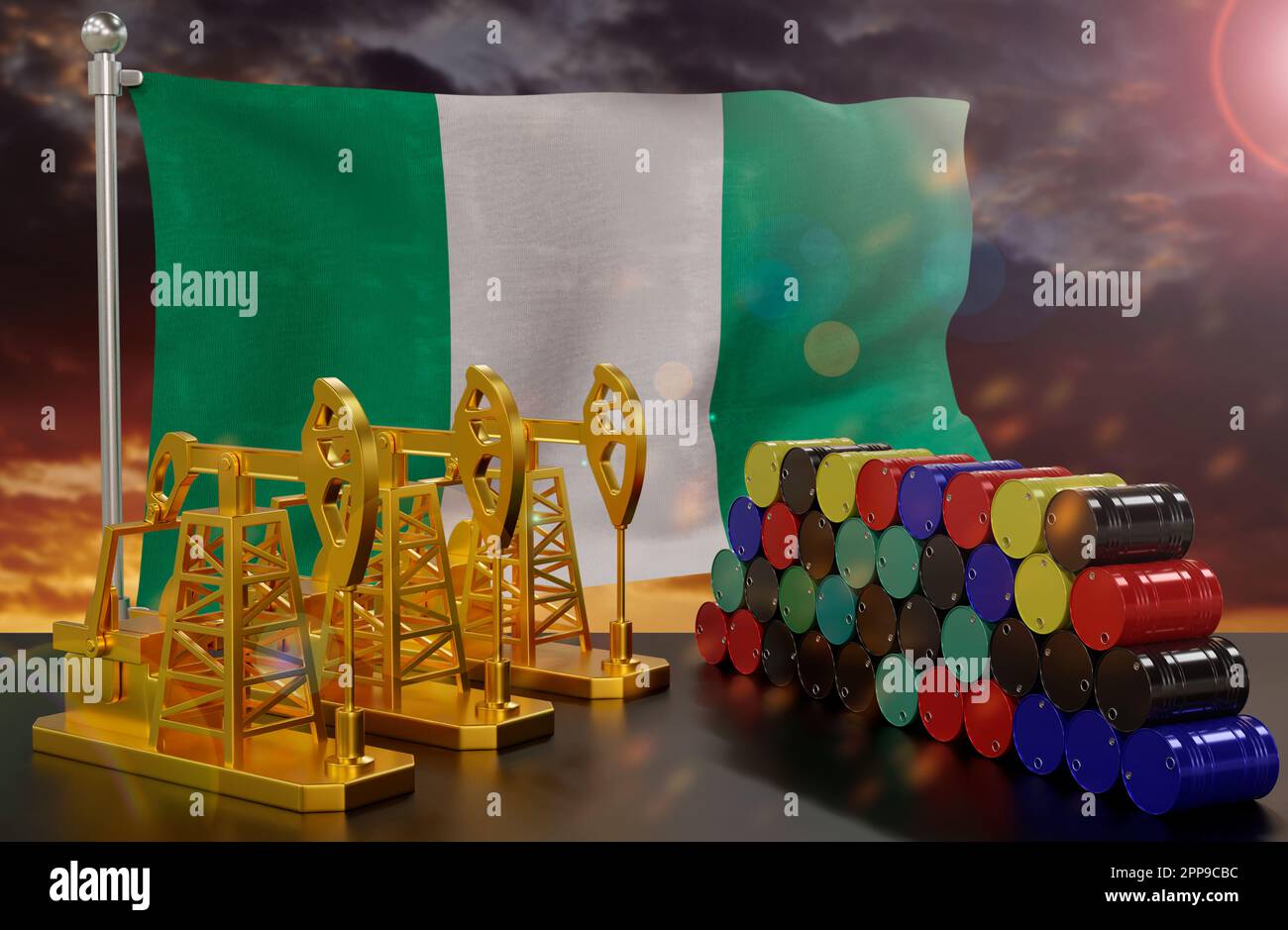 Nigerian oil refinery hi-res stock photography and images - Alamy