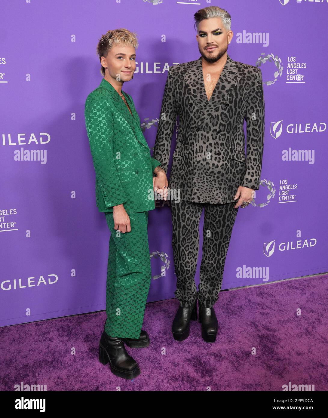 Los Angeles, USA. 22nd Apr, 2023. (L-R) Oliver Gliese and Adam Lambert ...