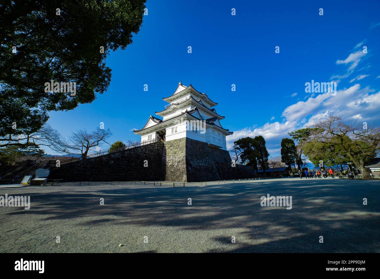 Odawara castle in Kanagawa wide shot Stock Photo - Alamy